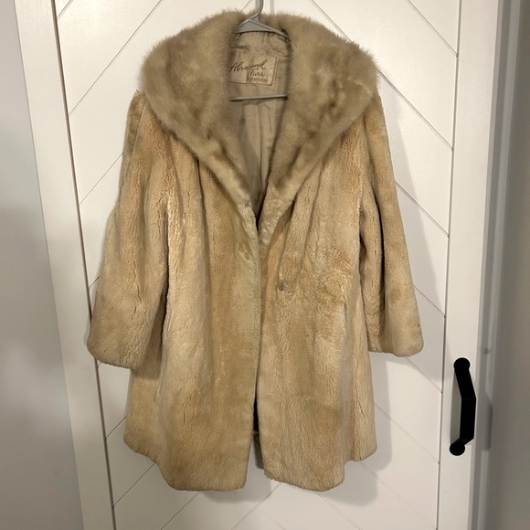 Vintage | Jackets & Coats | Vintage Womens Mink Coat 33 Inches Long ...